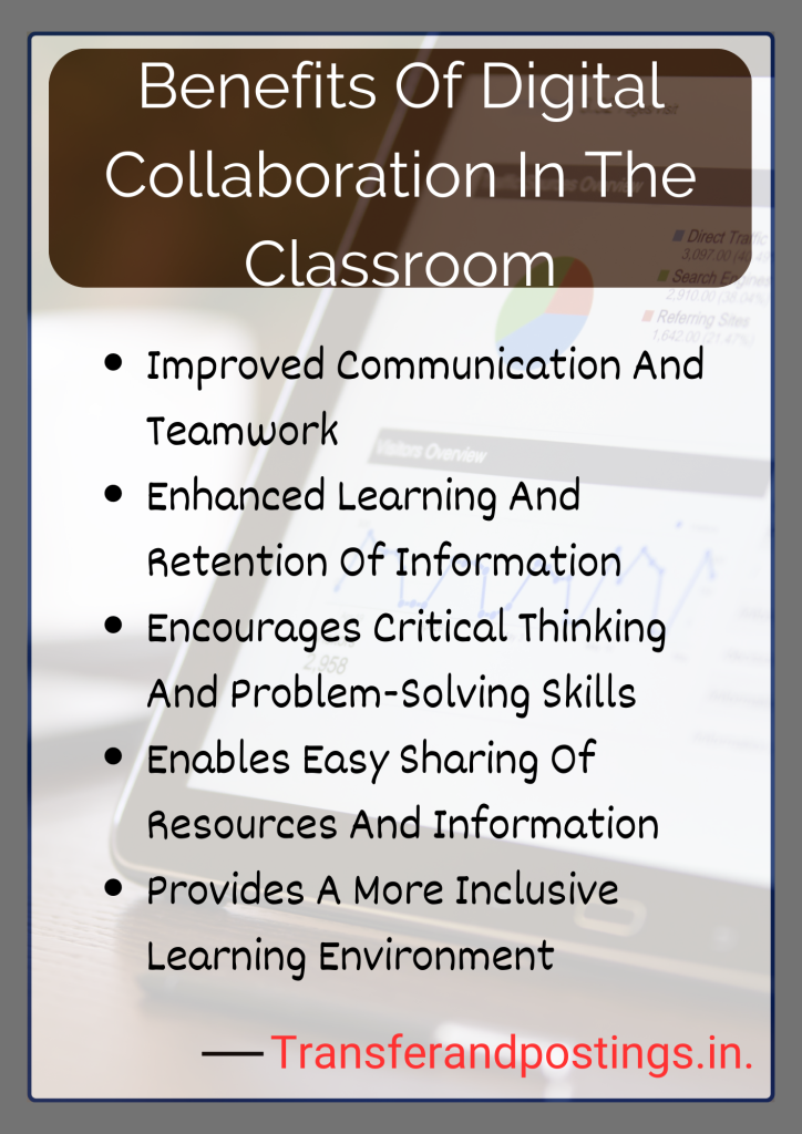 "Boosting Student Learning Through Digital Collaboration In Classroom ...