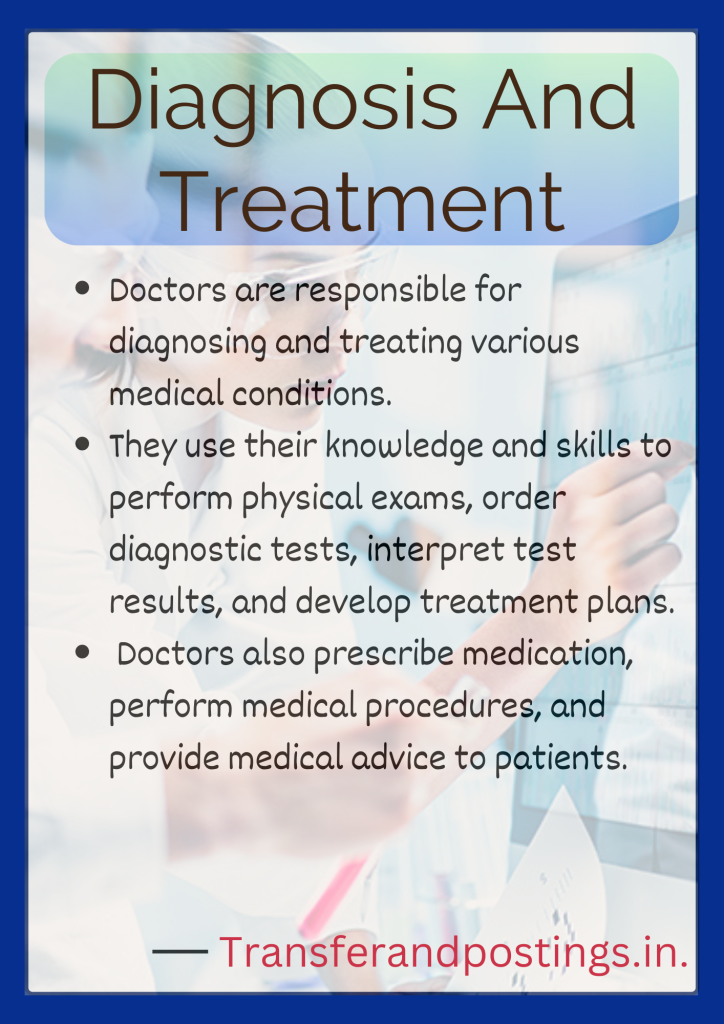 Essay On Doctors: The Role of Doctors in Modern Society - Transfer and ...