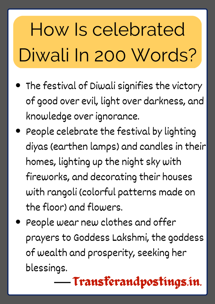 Diwali Essay In English 150 Words To Celebrate The Festival Of Lights ...
