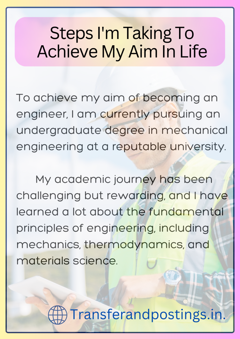 My Aim In Life Engineer: Pursuing my passion for innovation and ...