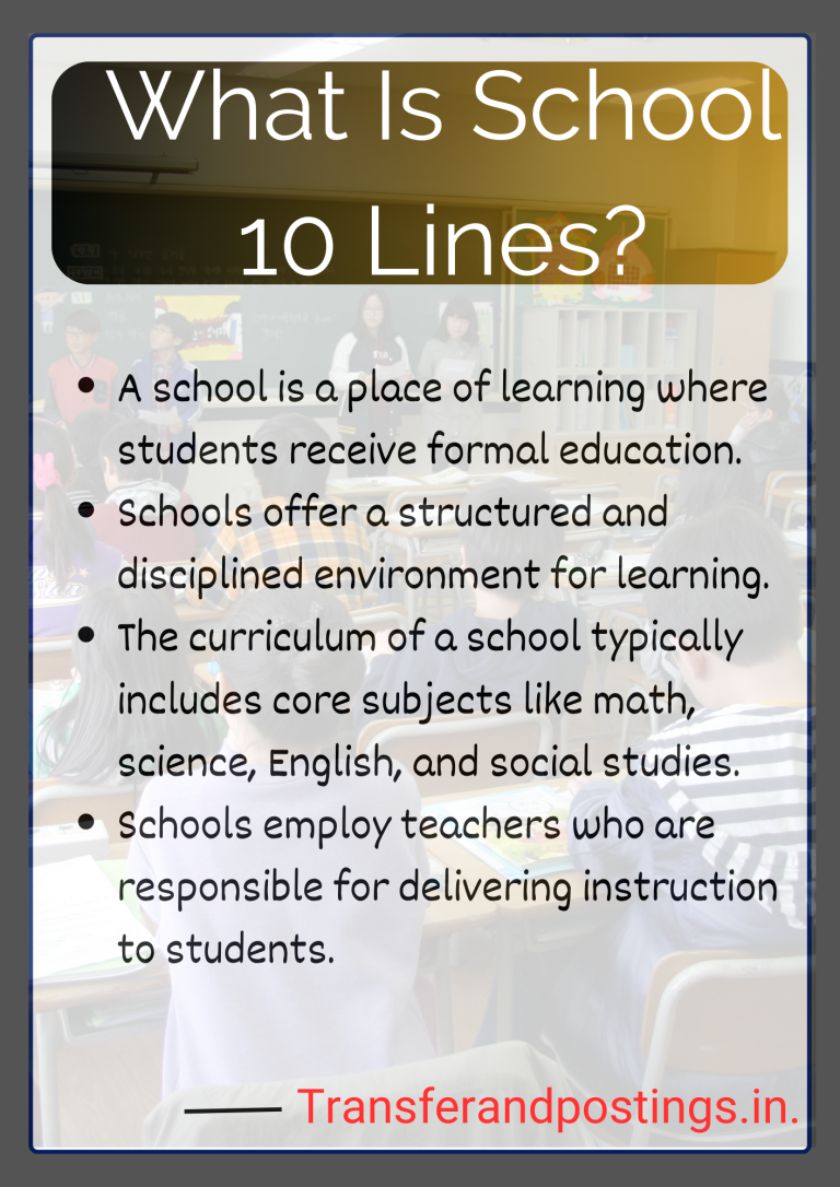 My School Paragraph: 10 Reasons Why My School Is The Best - Transfer ...