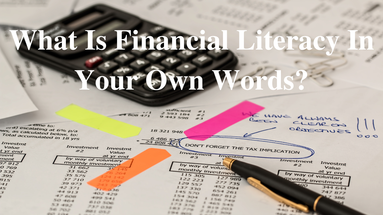 Essay On Financial Literacy For Children And Students - Transfer and ...