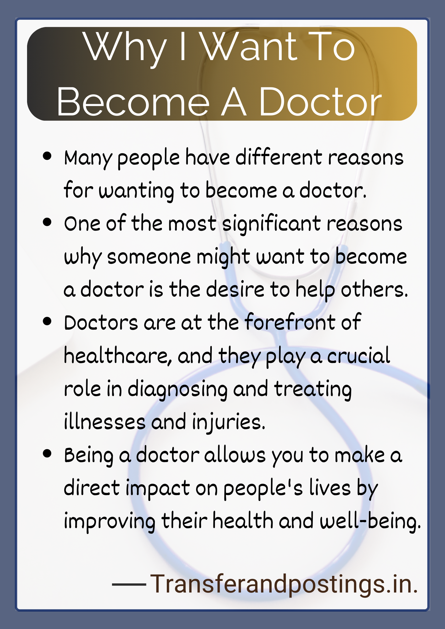 I Want To Become A Doctor Essay In 100 150 200 250 And 800 Words 
