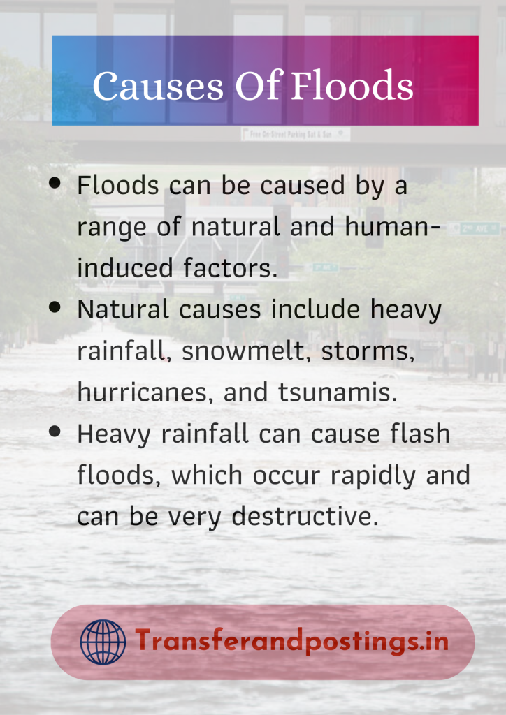 Paragraph On Floods: Causes, Effects, And Preparedness - Transfer and ...
