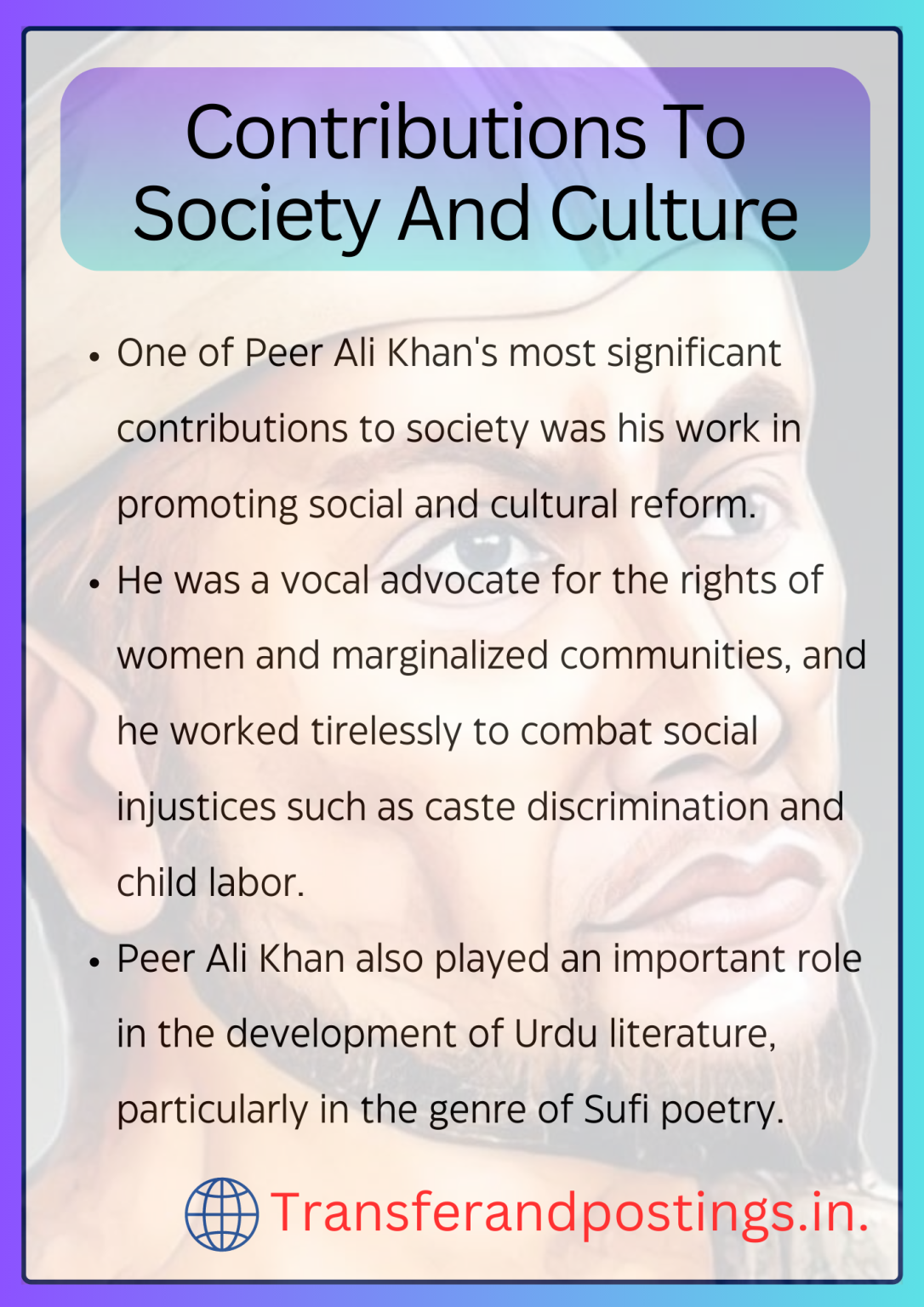 Peer Ali Khan Essay: Understanding The Life And Legacy Of Peer Ali Khan ...