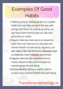 Good Habits Essay 100 Words: Building A Foundation For A Productive ...