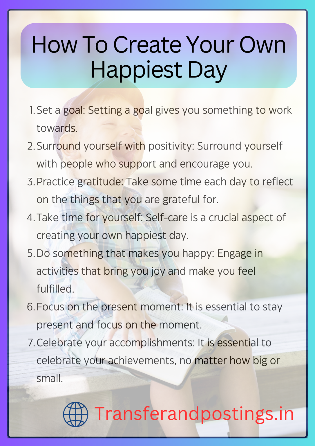 Happiest Day Of My Life Paragraph: How To Create Your Own Joyful ...