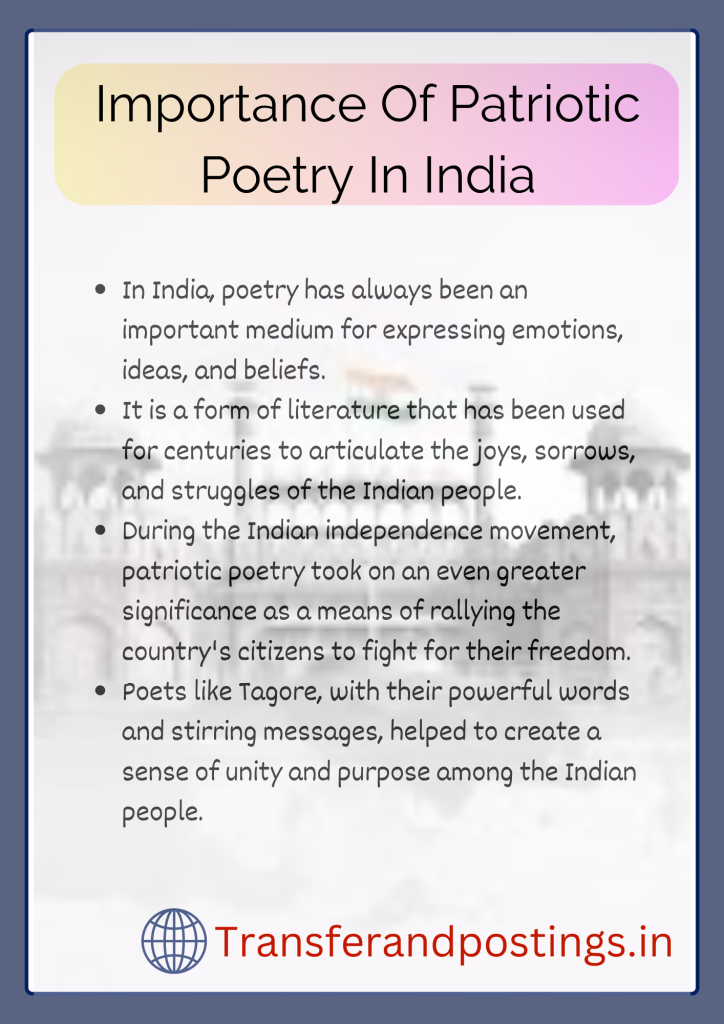 Patriotic Poems By Rabindranath Tagore: Echoes Of The Homeland ...