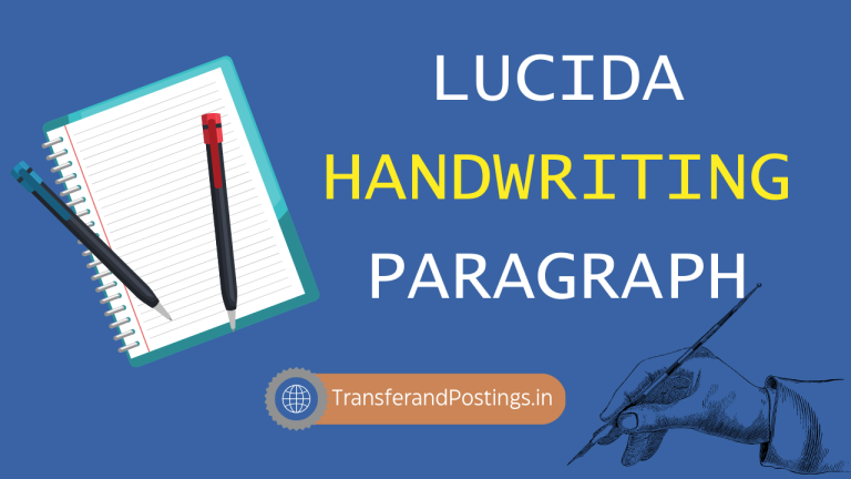 Lucida Handwriting Paragraph: Adding Elegance And Sophistication To ...