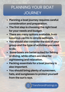 A Boat Journey Paragraph: Exploring The Wonders Of The Sea - Transfer ...