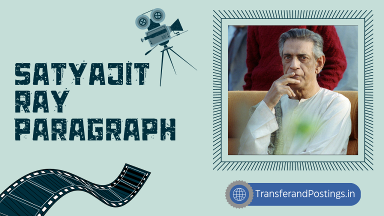 Satyajit Ray Paragraph: An Insightful Look Into His Life And Works ...