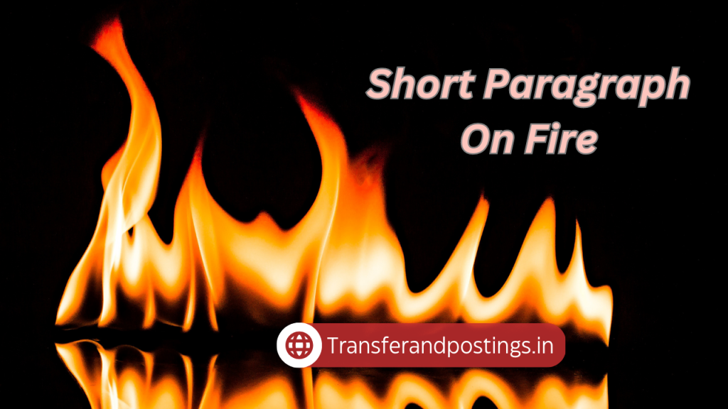 Short Paragraph On Fire: Understanding Fire Causes, Prevention, And ...