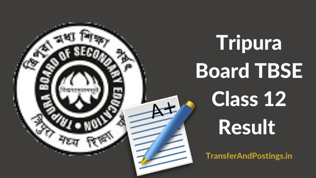TBSE Class 12 Result 2023 Released At 12 noon: Get Direct Link To Check ...