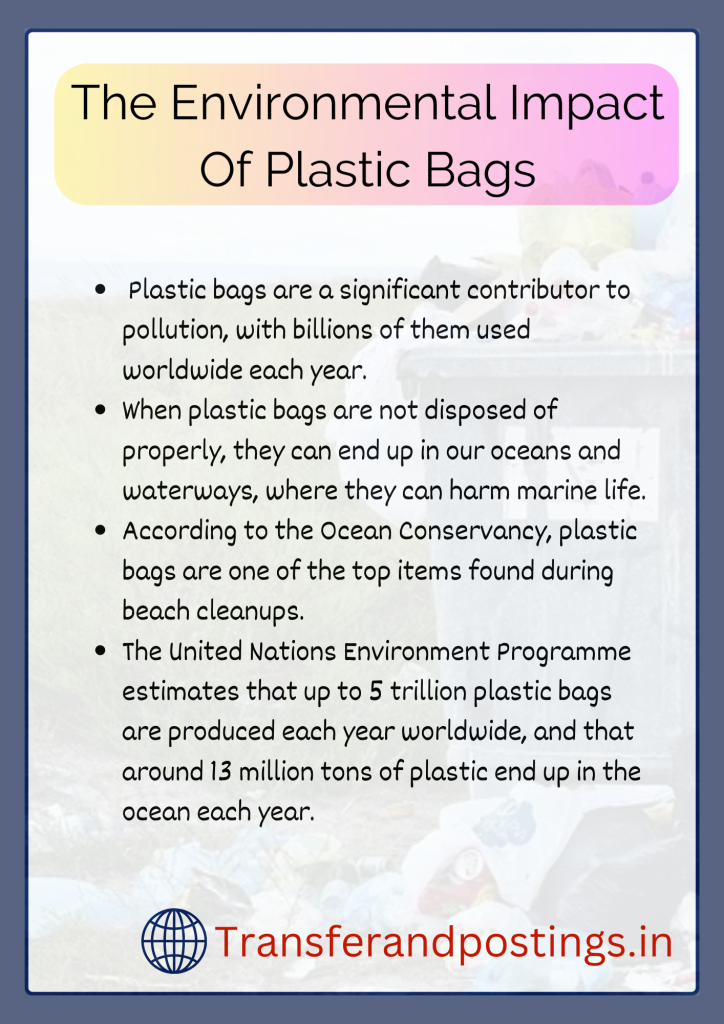 Plastic Bags Essay: A Crucial Step Towards A Sustainable Future ...