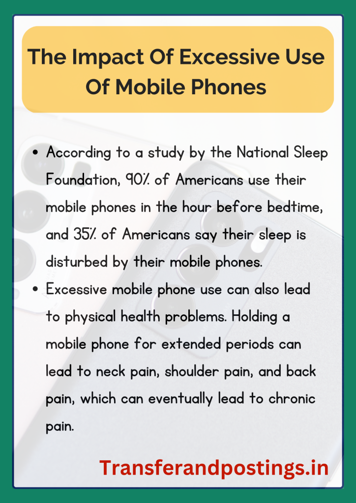 Excessive Use Of Mobile Phones Essay: "A Modern-Day Epidemic ...