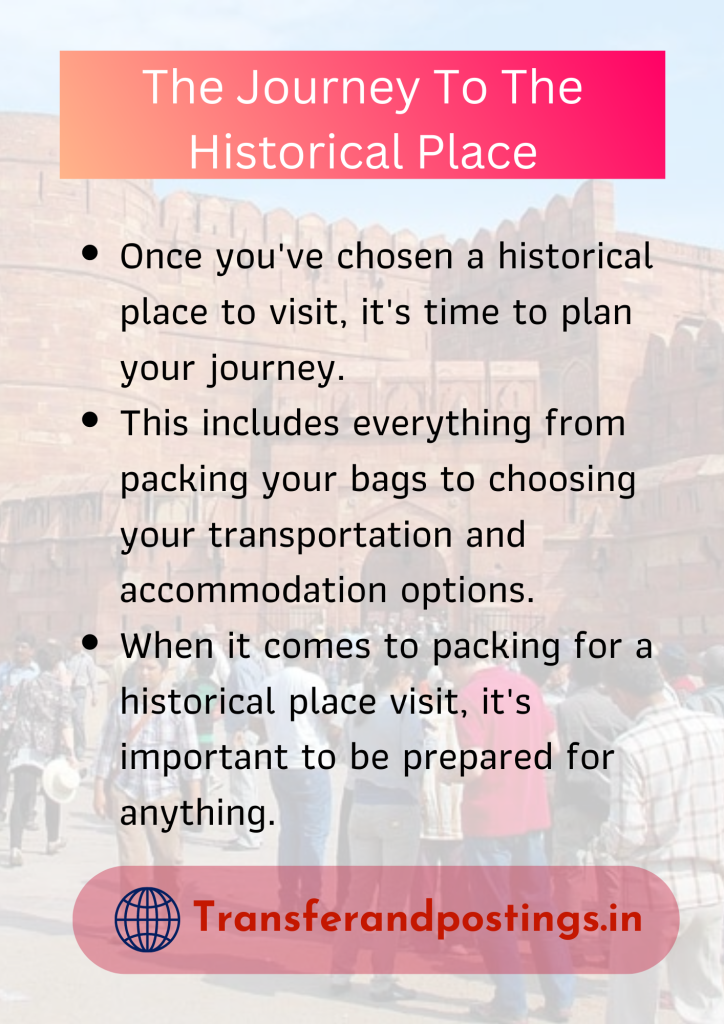 A Visit To A Historical Place Paragraph: A Journey Through Time The ...