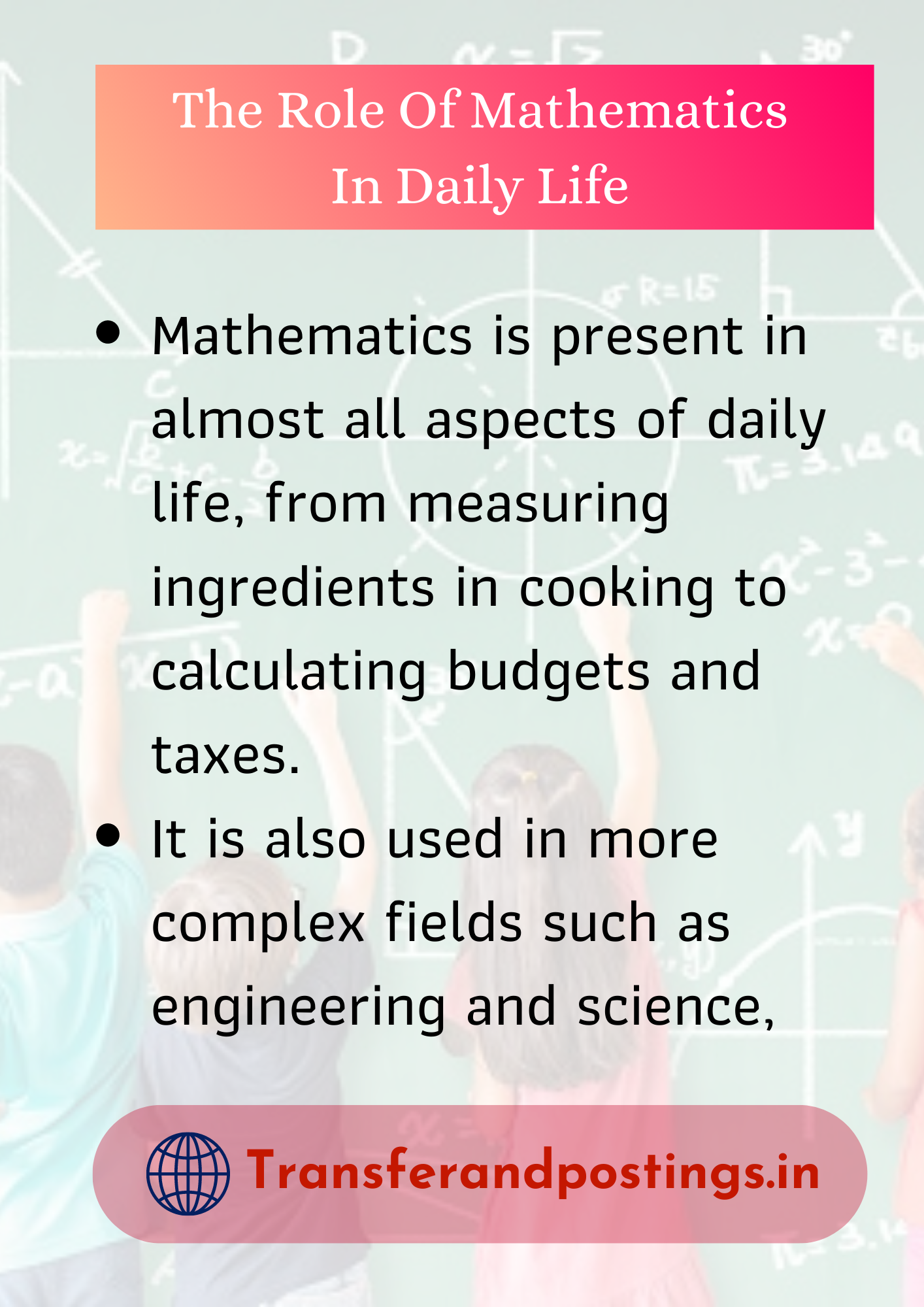 Life Without Mathematics Paragraph Life Without Mathematics Is It 