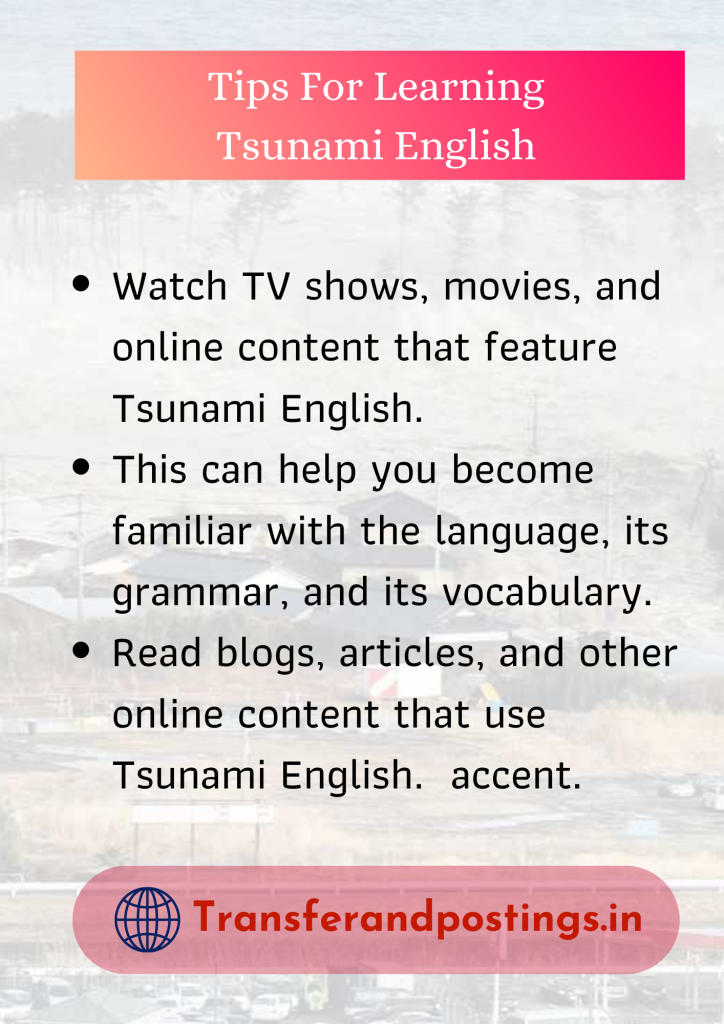 Paragraph On Tsunami English: The Power Of Literacy A Pathway To ...