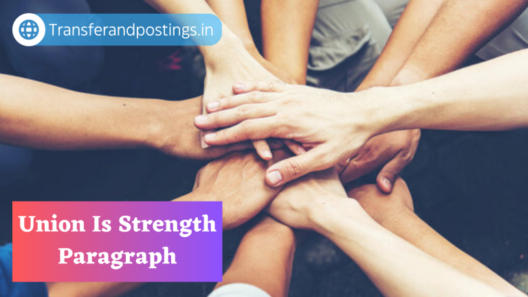Union Is Strength Paragraph: The Power Of Unity Working Together For A ...