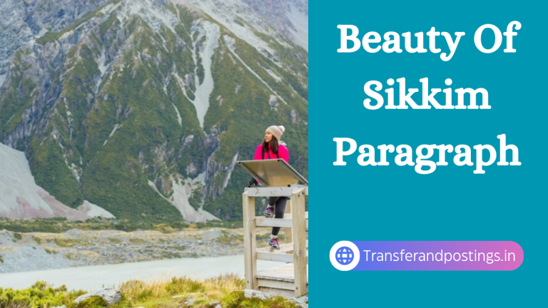 Beauty Of Sikkim Paragraph