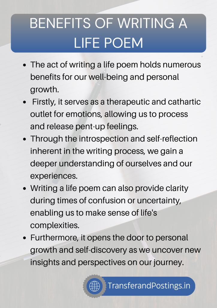 Life Poem Paragraph: Embracing The Beauty And Lessons Of Existence ...