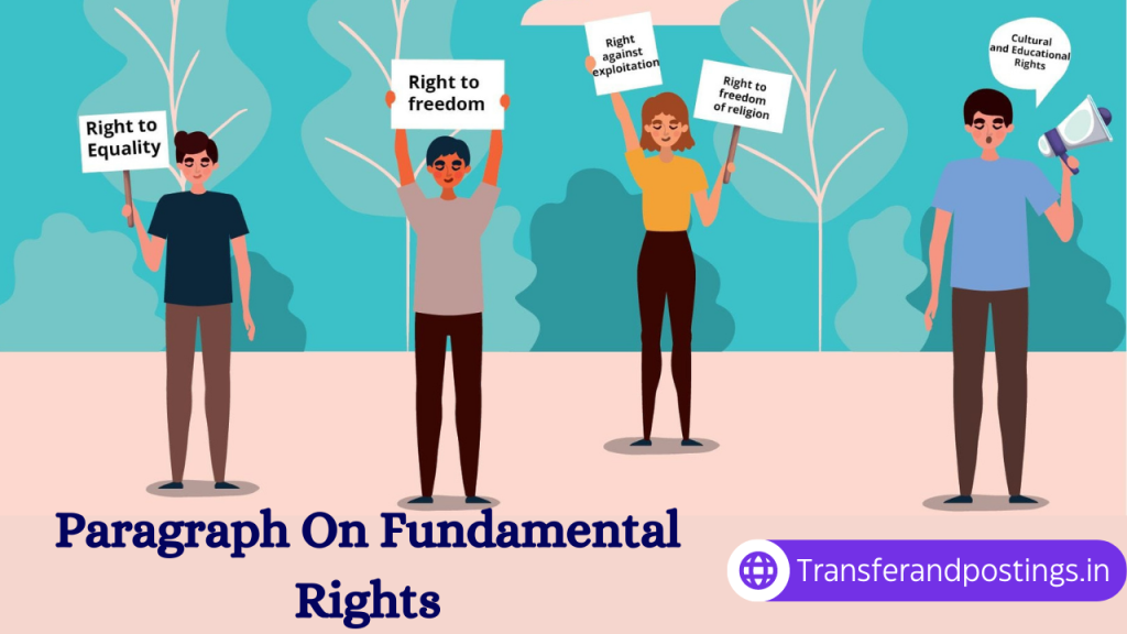 Paragraph On Fundamental Rights: Protecting The Basic Human Rights Of ...