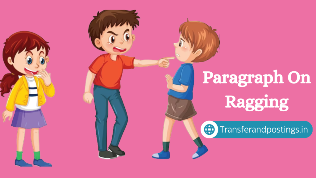 Paragraph On Ragging