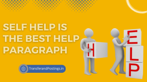 Self Help Is The Best Help Paragraph: The Power Of Taking ...