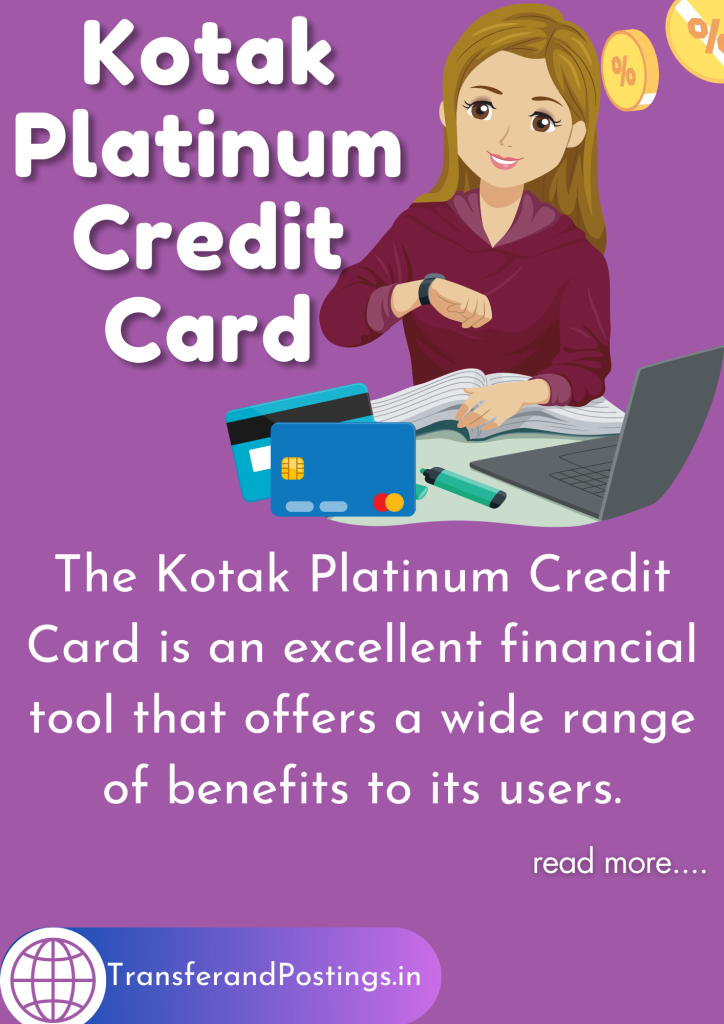 Kotak Platinum Credit Card - Transfer and Postings