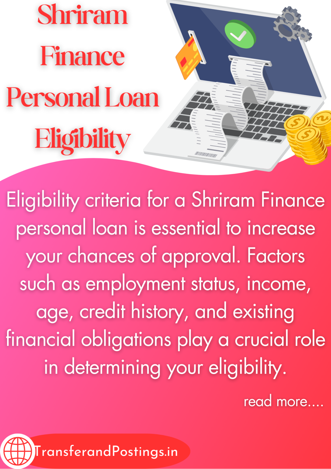 Shriram Finance Personal Loan Eligibility: A Comprehensive Guide ...
