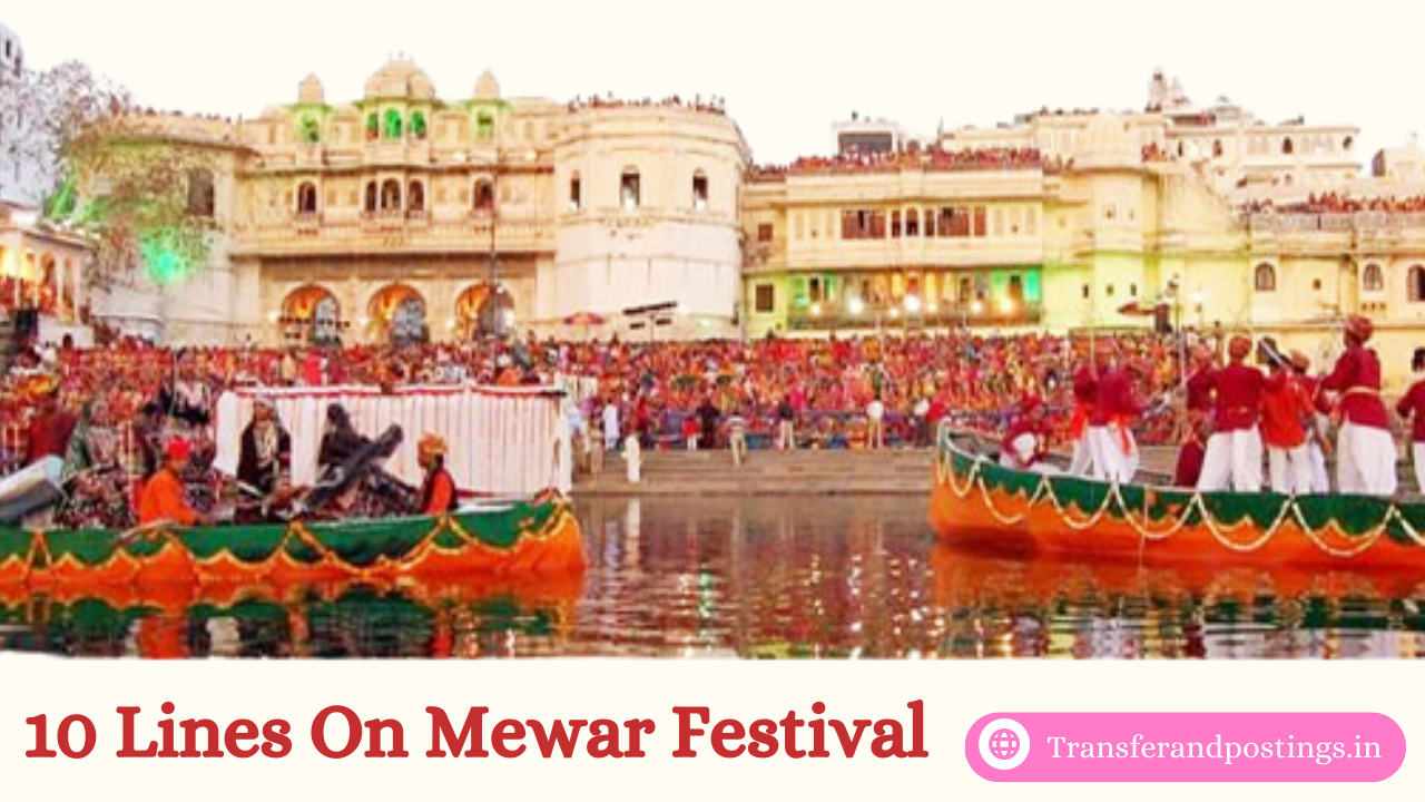 10 Lines On Mewar Festival For Students And Children In English ...